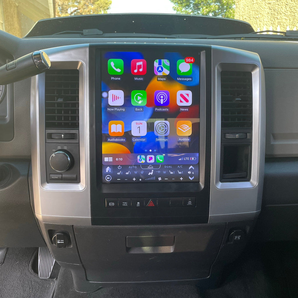 12.1“ or 13" Android 13 Fast boot Vertical Screen Navi Radio for Dodge ...